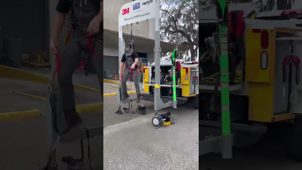 Suspension TRAUMA is fo reelz. That’s why you need this on your harness. #falls #oshaisthisok #fall