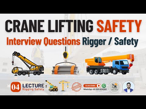 Top Crane Lifting Safety Interview Questions & Answers | Riggers | Safety Officers