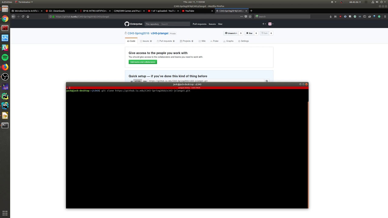 Cloning Github Repository to Computer