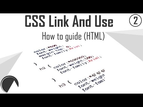 How To Use And Link To CSS Documents In HTML