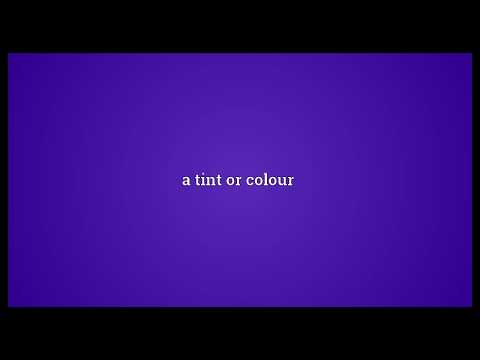 Tinct Meaning