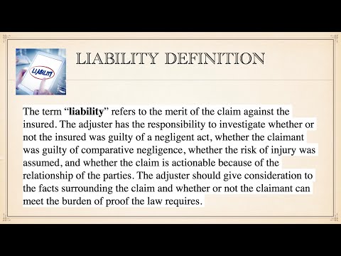 Liability Definition