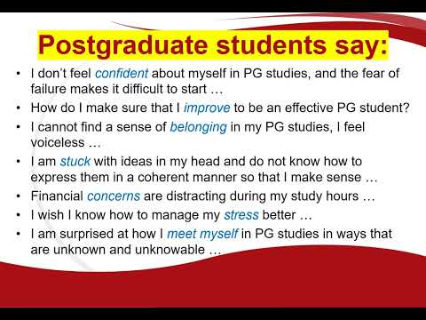 College of Human Sciences: Preparing for Postgraduate studies 2022 Honours students