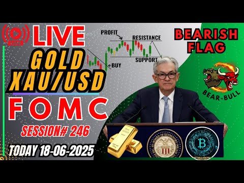 💰FOMC LIVE – GOLD XAUUSD Trades in Action | Real Forex Signals & Key Zones JUNE 18, 2025