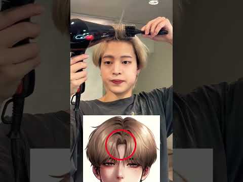 ✨️Korean middle part hairstyle banks part 36✨️#ytshortsindia #viralvideo #hairstyle #short