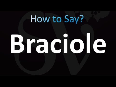 How to Pronounce Braciole (correctly!)