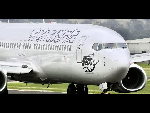 16 MINUTES of Arrivals & Departures at CANBERRA INTERNATIONAL AIRPORT. 4K