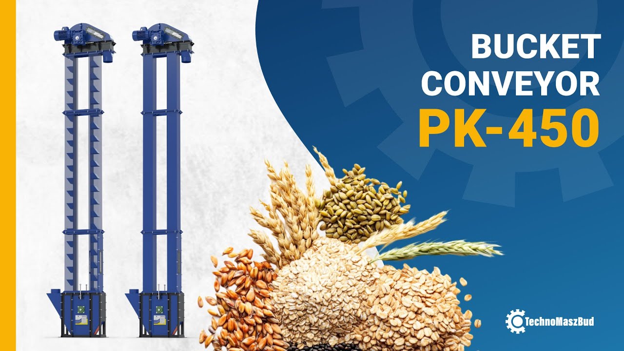 Grain Bucket Belt Elevator PK-450 (Bucket conveyor)