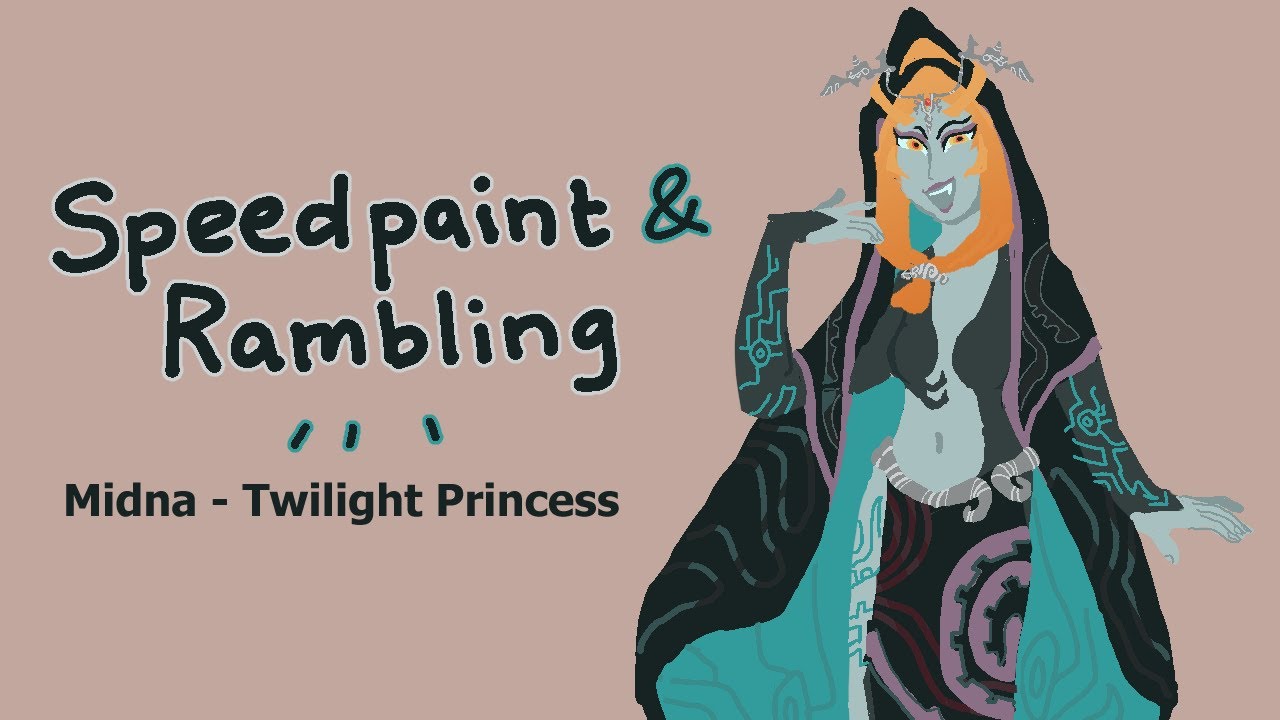 Speedpaint and Rambling - Midna from The Legend of Zelda: Twilight Princess