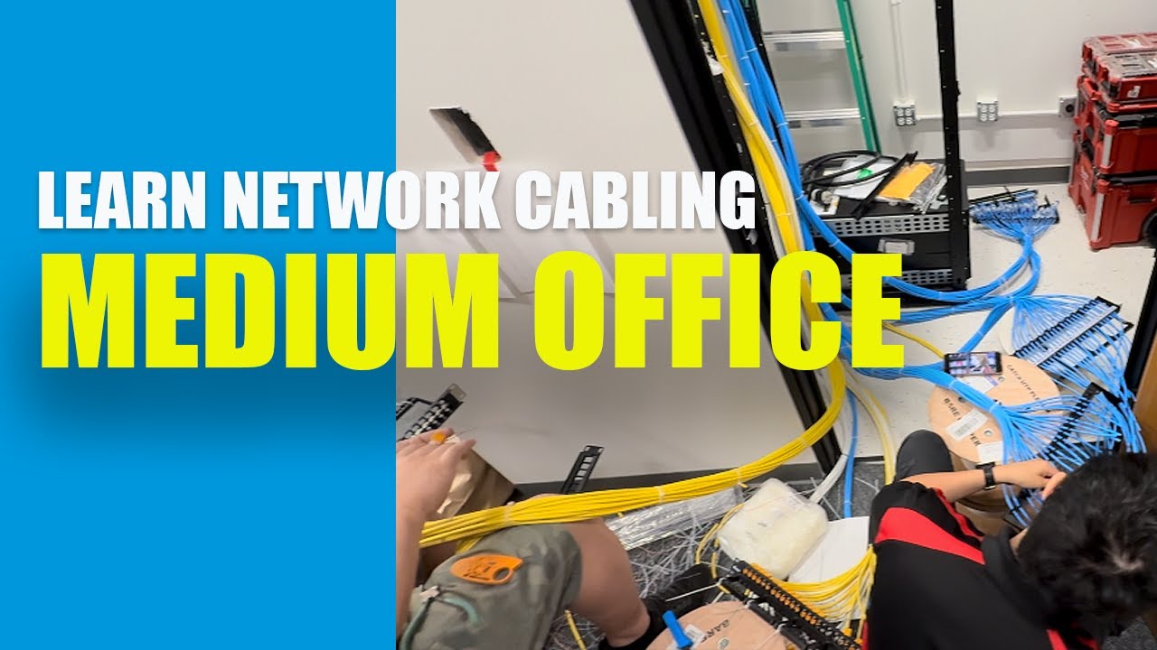Learn Network Cabling - Medium Sized Office