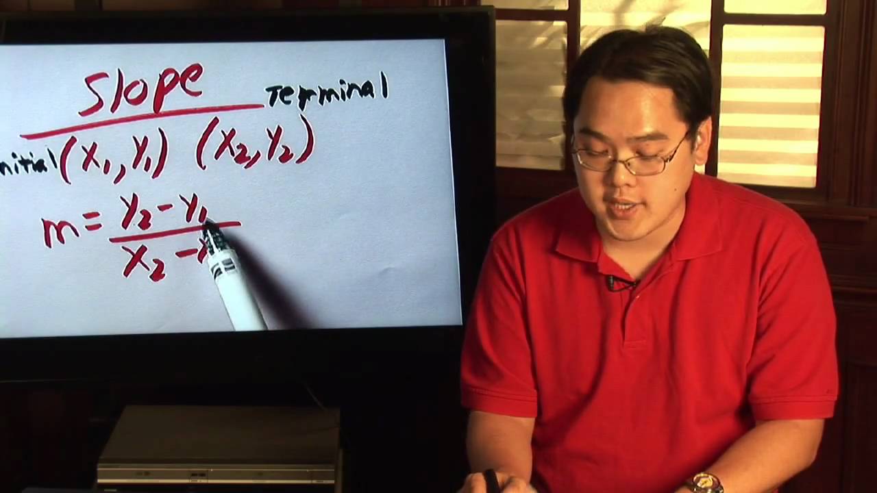 Geometry Tips : How to Calculate Slope