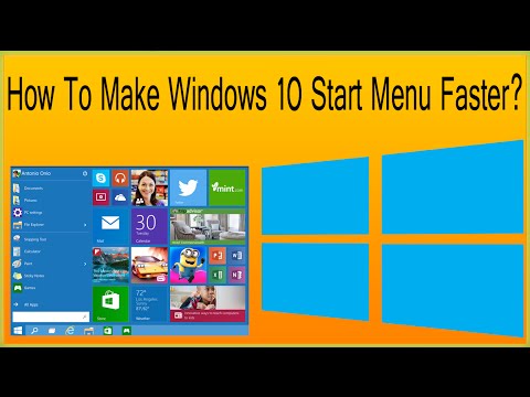 How To Make Windows 10 Start Menu Faster?-Speed Up Win 10 Start Menu
