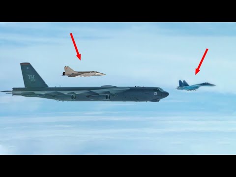 Terrifying: Russian MiG-29 and MiG-31 INTERCEPT US B-52 Bomber - Then THIS Happened!