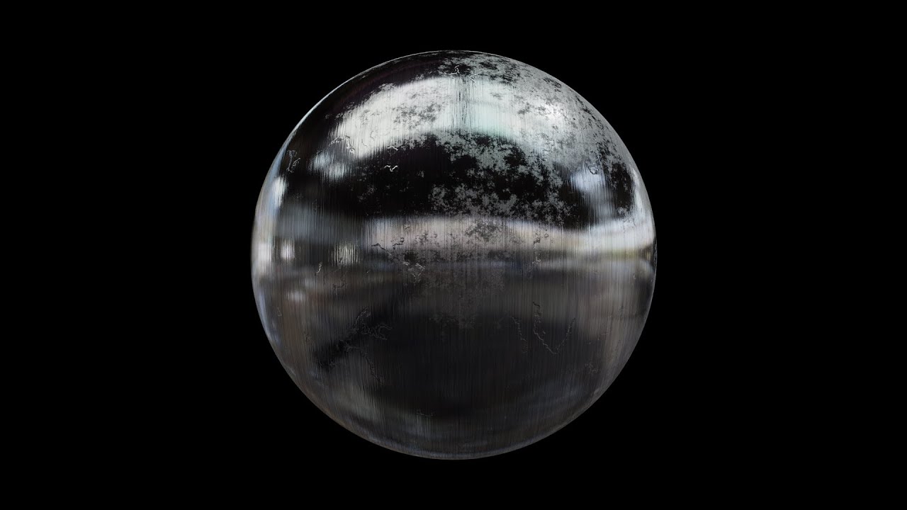 Brushed Steel Procedural Texture Showcase