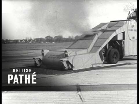 Vacuum Cleaner Sweeps Airport (1957)