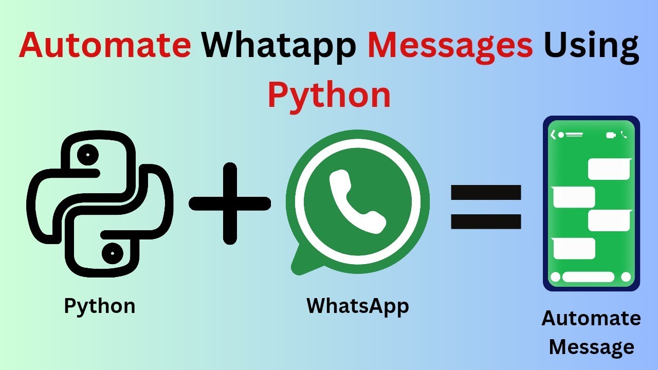 Automate Whatsapp Message Using Python | Pywhatkit