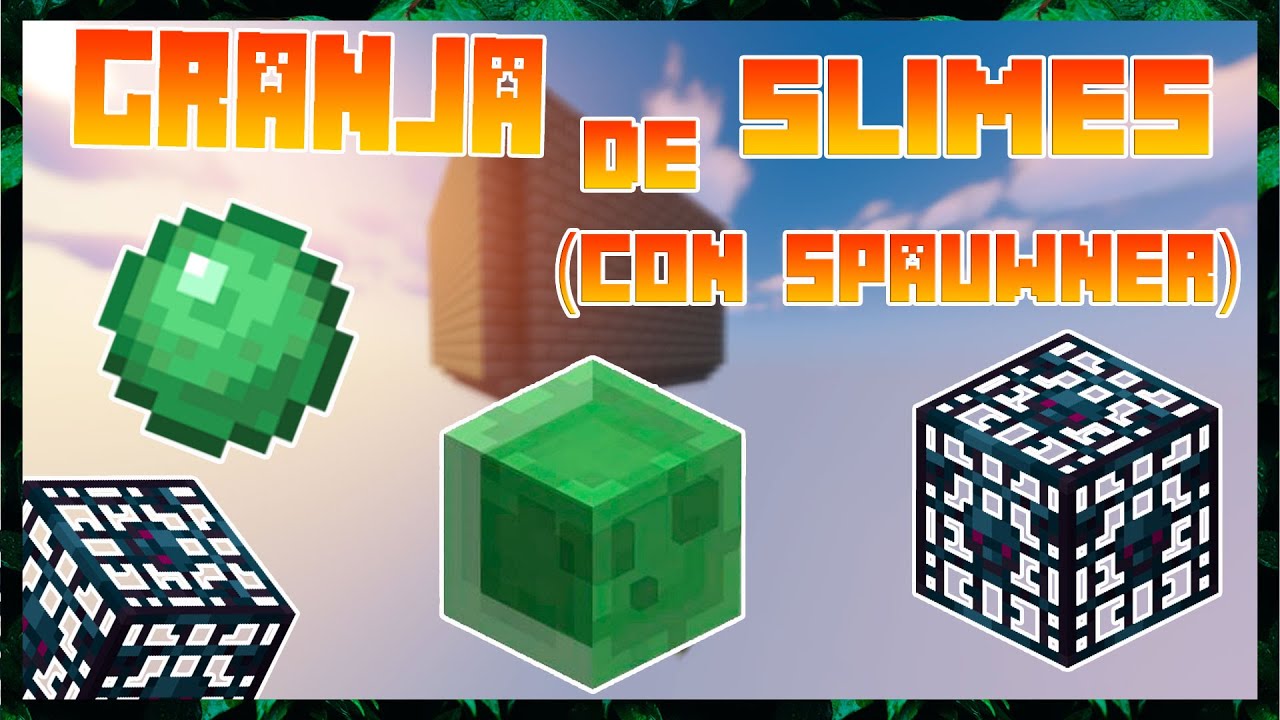 ✅ GRANJA DE SLIMES con Spawner (Java) - Minecraft Tutorial