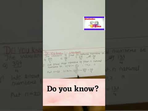 #variance #statistics#descriptive measures#shorts