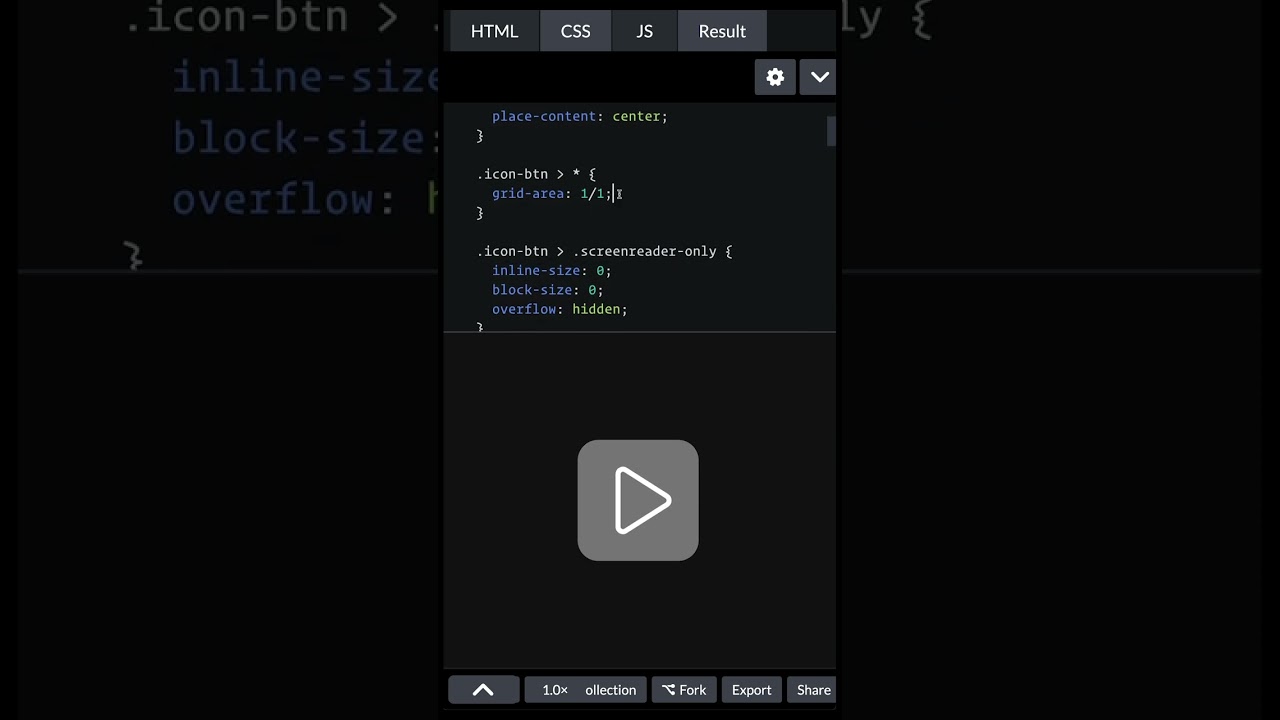 Icon button overview #Shorts