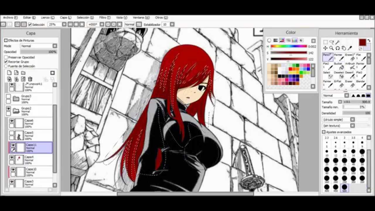 [SP//COLOR] - Erza Scarlet (Part2)