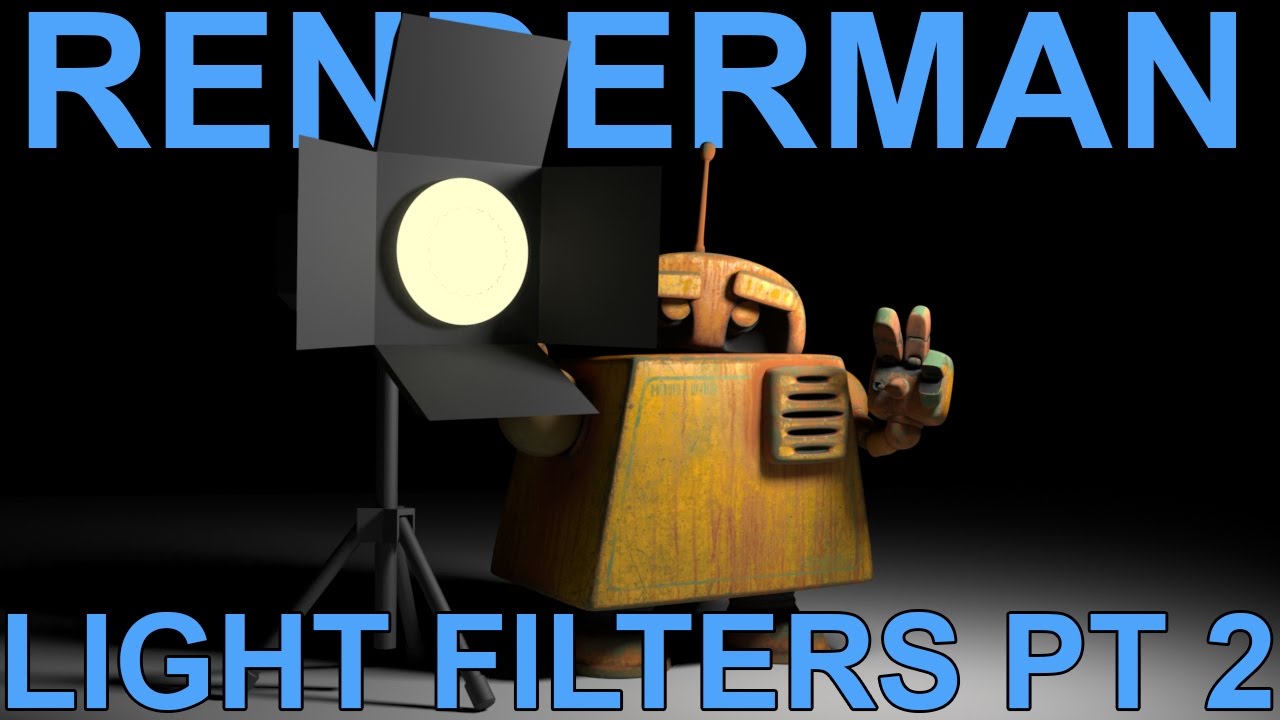 Renderman 21 Light Filters Tutorial Pt 2