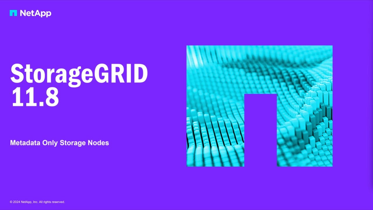 Metadata-only storage nodes | StorageGRID 11.8