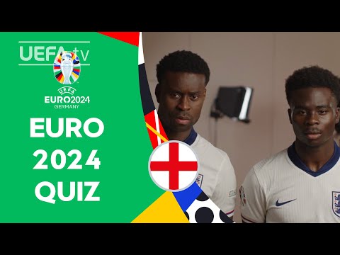 England EURO 2024 QUIZ ft. GUÉHI & SAKA