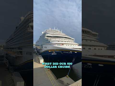 What does a all inclusive come with? #cruise #carnivalcruise #travel