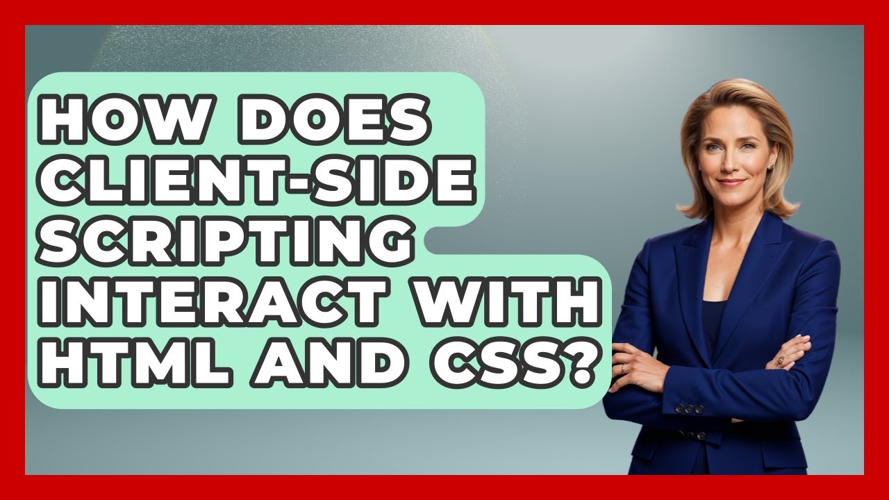 How Does Client-Side Scripting Interact With HTML and CSS? | JavaScript Toolkit News