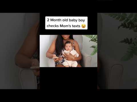 Why is my baby reading my text msgs 😅