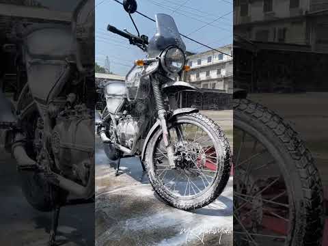 Royal Enfield Himalayan 2023 | #foamwash #shorts #royalenfield #himalayan #bikelover