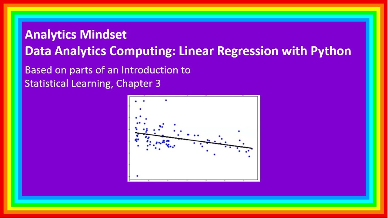 Data Analytics Computing: Linear Regression With Python