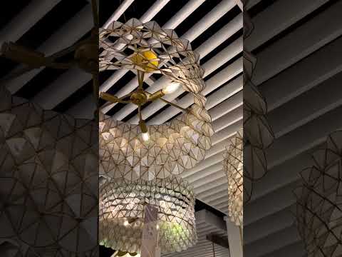 The New Capiz Shell Collection from Kalco Lighting by Cheryl LaRosa & Associates in High Point N.C.