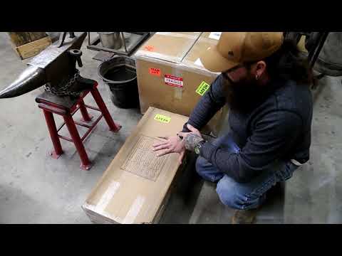 Coal Iron Works 12-ton Forging Press Unboxing and first Smash, We Bought a Forging Press! Demo!!!