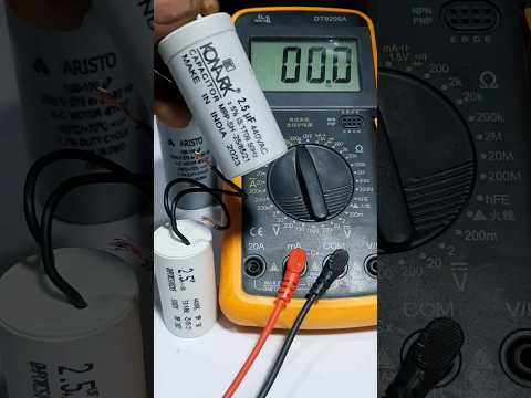 How to check capacitor with multimeter? | capacitor kaise check Karen