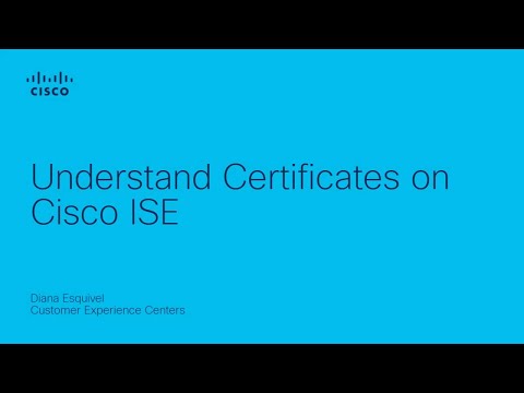 Understanding Certificates in Cisco ISE | Secure Network Access Fundamentals