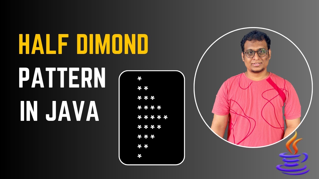 Half Diamond Pattern In Java | Coding Pills