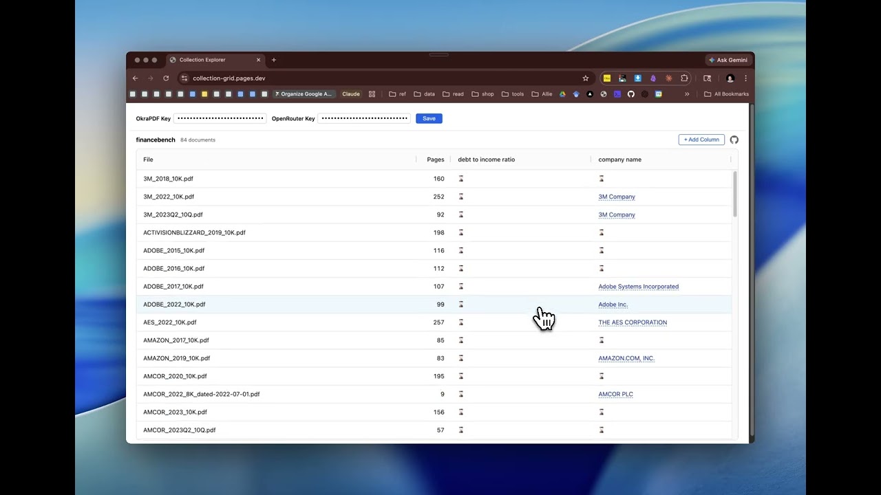Parallel PDF research agents with structured output