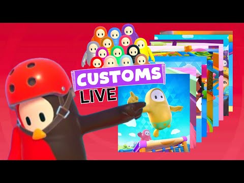 FALL GUYS LIVE CUSTOM GAMES NOW