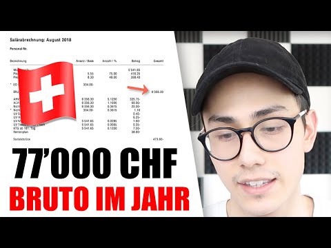 Schweizer Gehalt 77'000 CHF im Jahr 💰🇨🇭 | Sparkojote