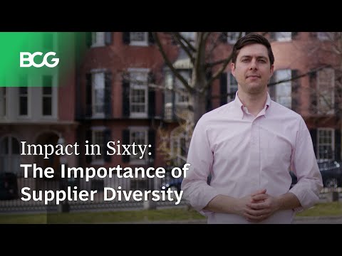The Importance of Supplier Diversity | Impact in 60