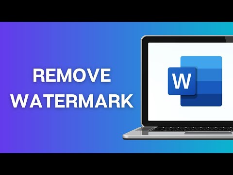 How to Remove Watermark on Microsoft Words