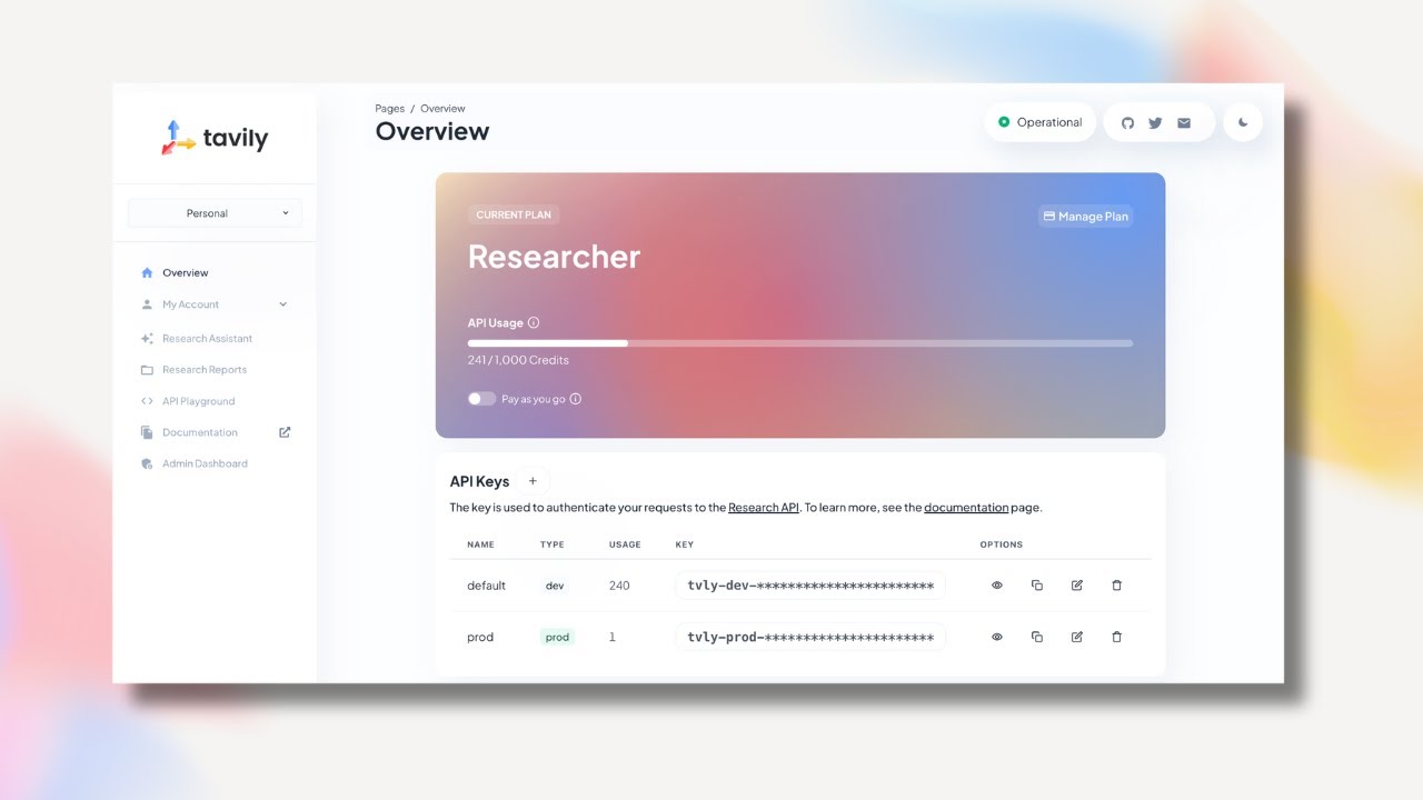 Getting Started with the Tavily Search API