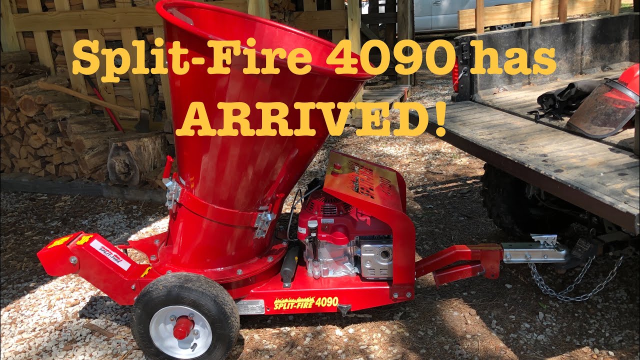 NEW ARRIVAL!! Split-Fire 4090 Wood Chipper FIRST STARTUP (129)