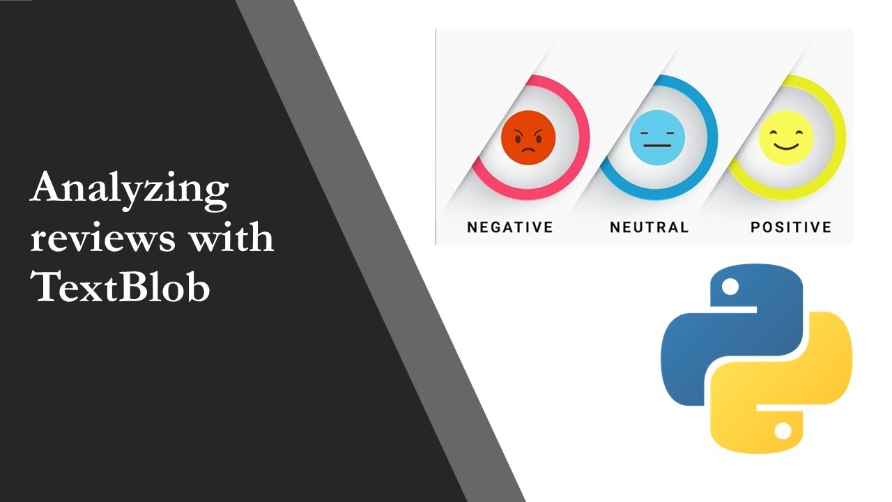 Analyzing reviews with TextBlob - Great library for Python beginners