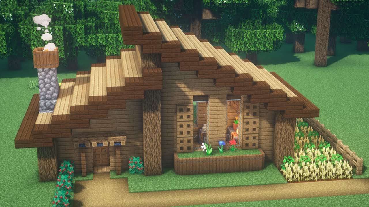 Minecraft: How to Build a Small Survival House - Oak House - Minecraft ...