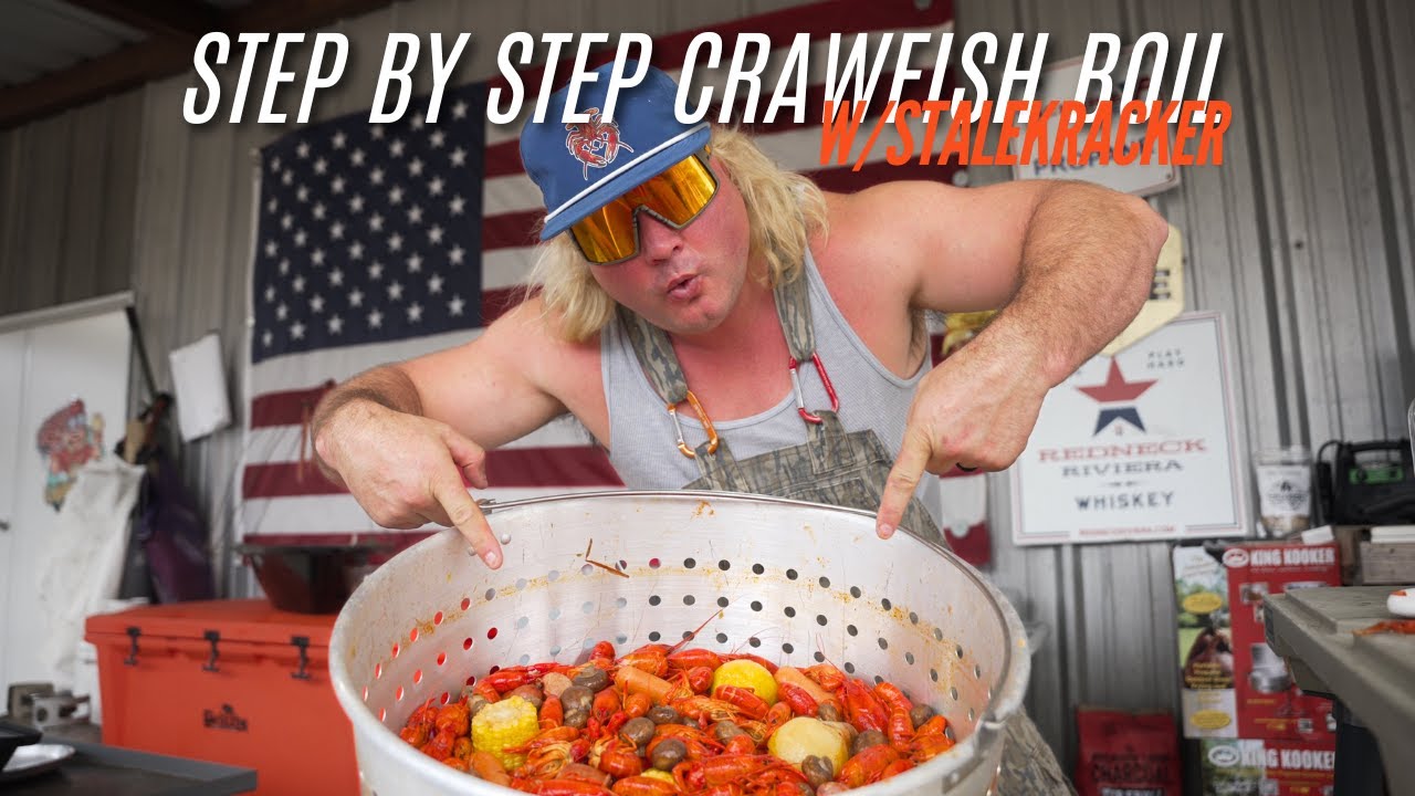 Step By Step Crawfish Boil with StaleKracker!!