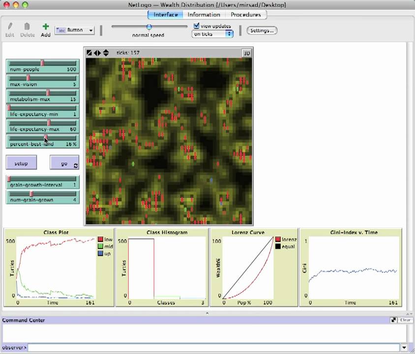 NetLogo Simulation Example