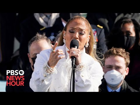 Watch Jennifer Lopez Perform "This Land Is Your Land" at the Biden ...