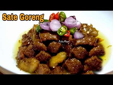 Resep Sate Goreng, Sedep Banget Sekali Masak Langsung Ludes